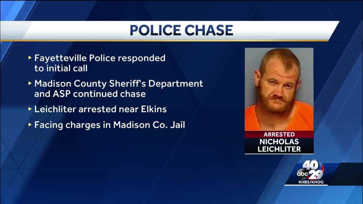 Elkins man in jail after leading police on a chase in a dump truck