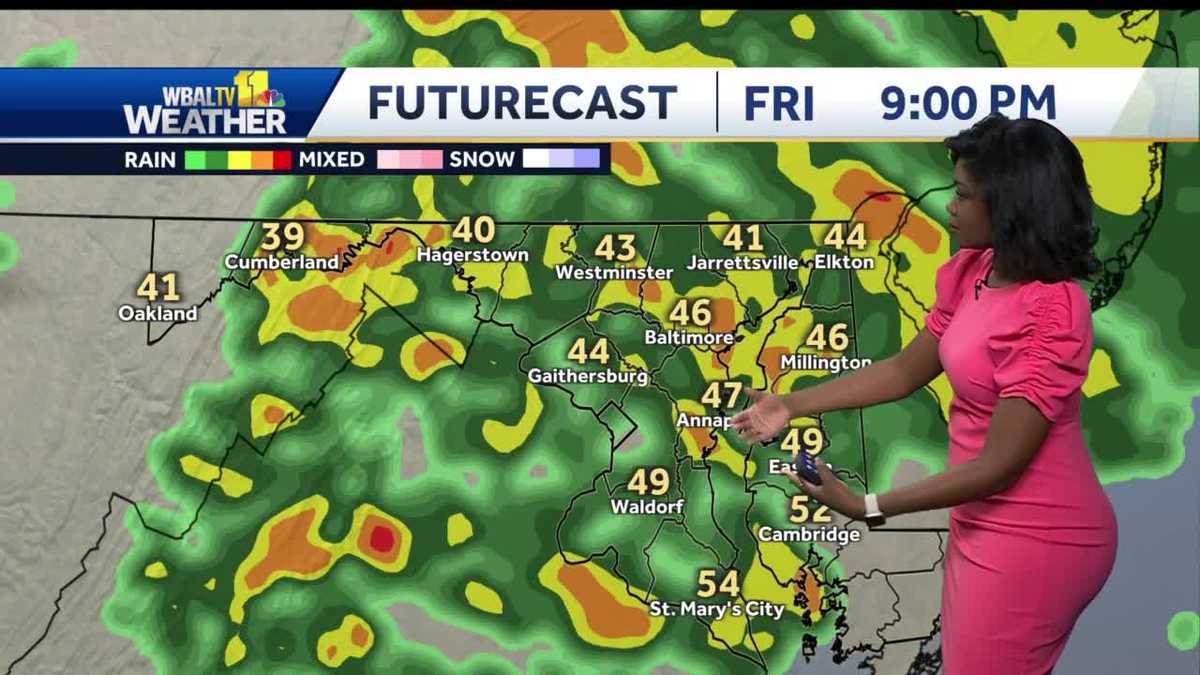 Rainy, windy for rest of Friday but pleasant weekend ahead