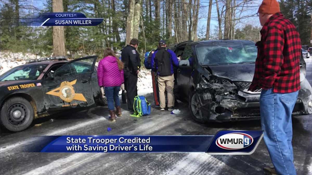 State trooper credited with saving man's life