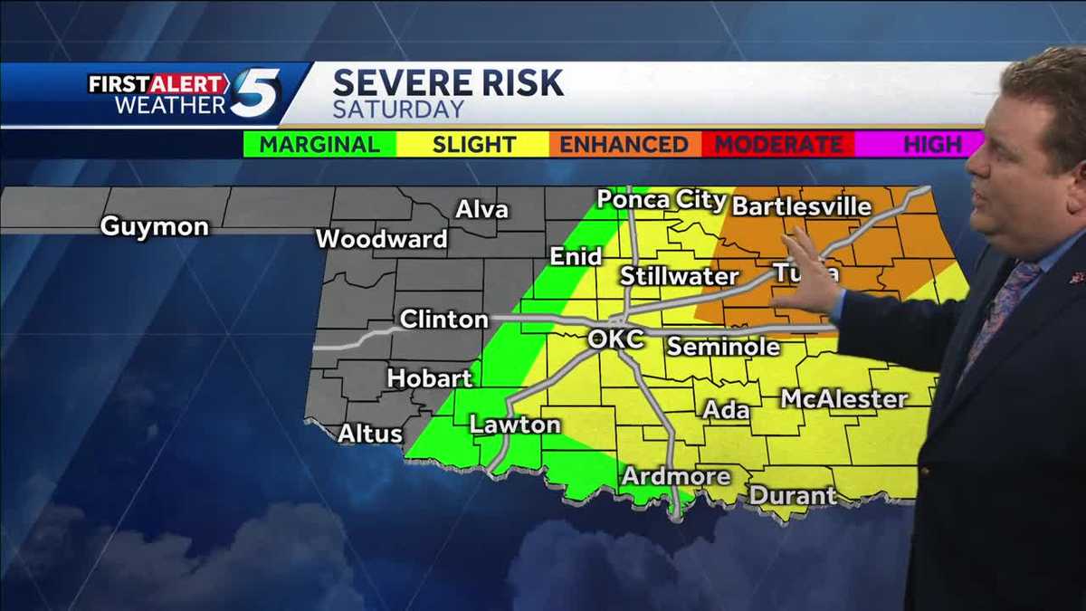 FORECAST: Storms possible later Saturday