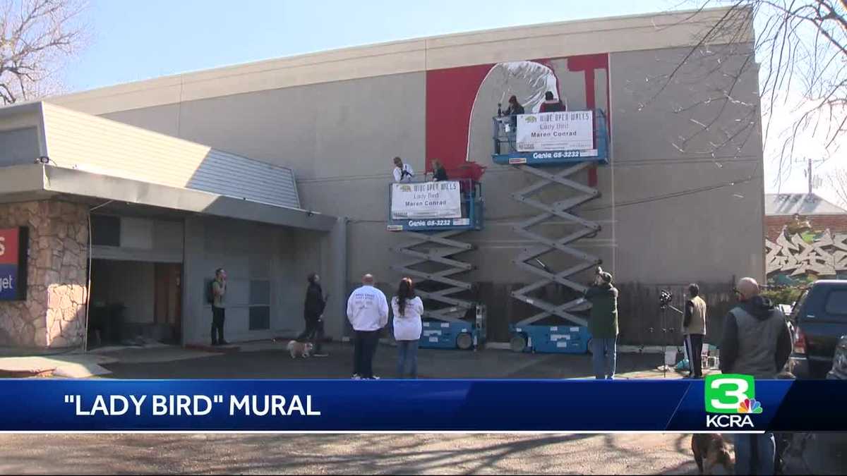 Local artist creates mural honoring Sacramento’s “Lady Bird”