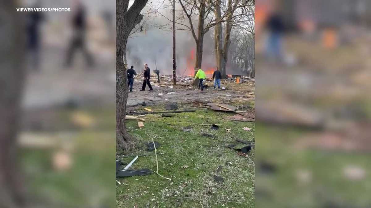 Crescent Township house explosion: Viewer videos from the scene