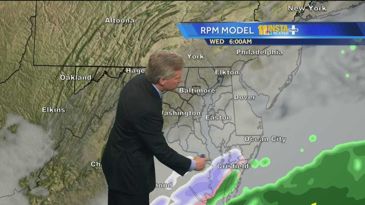 Partly cloudy, breezy, cold Tuesday