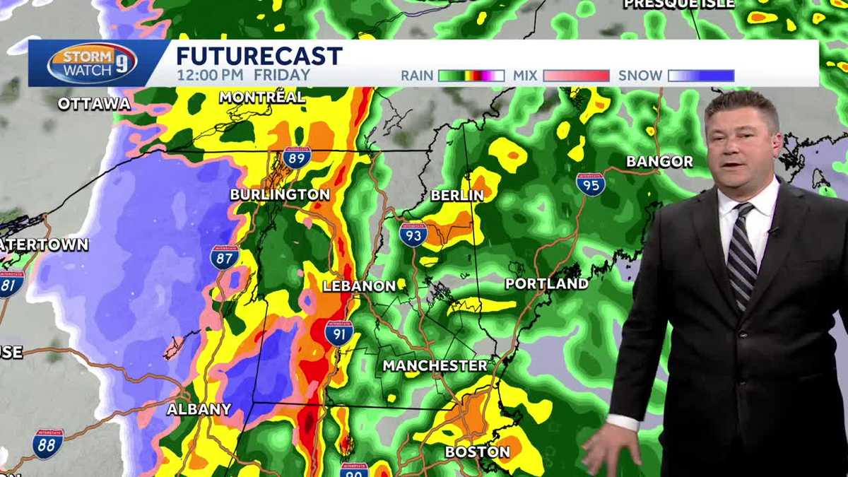 NH forecast video: Rain, wind follow mild day