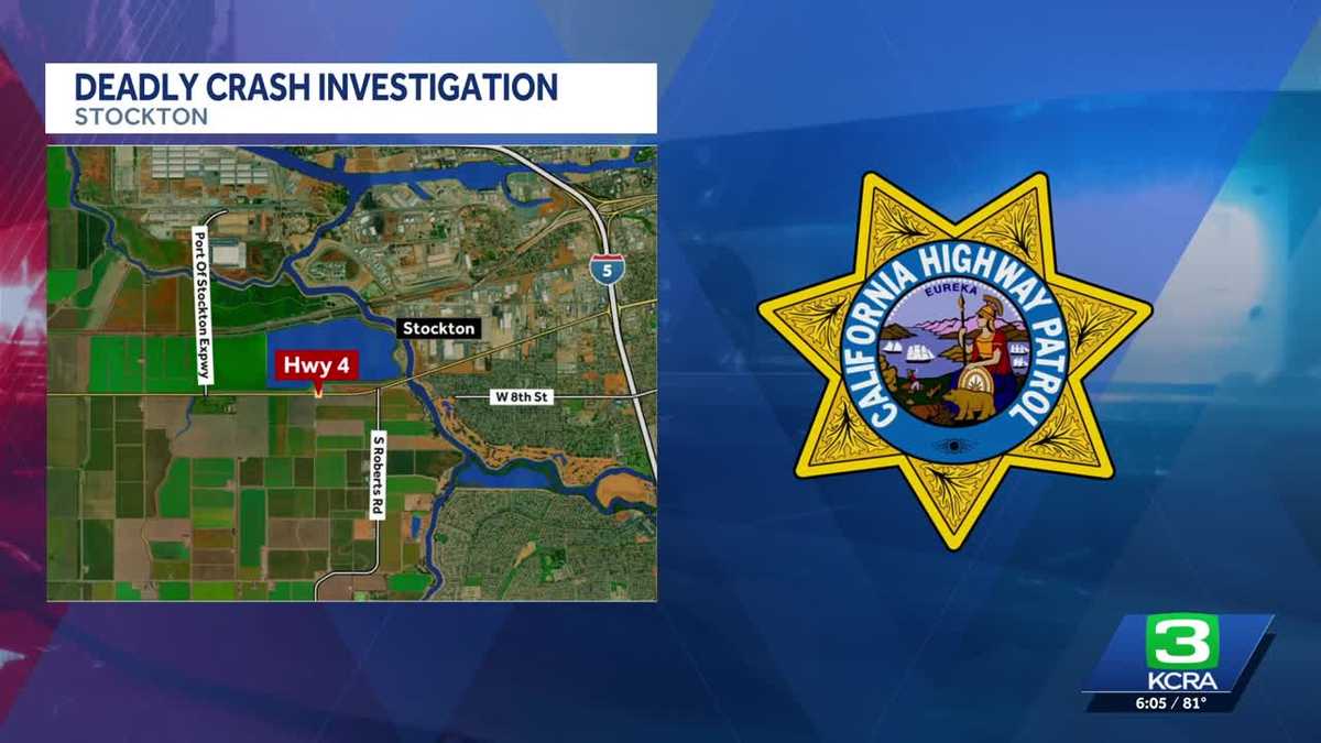 Man dies in head-on Stockton Crash, CHP says