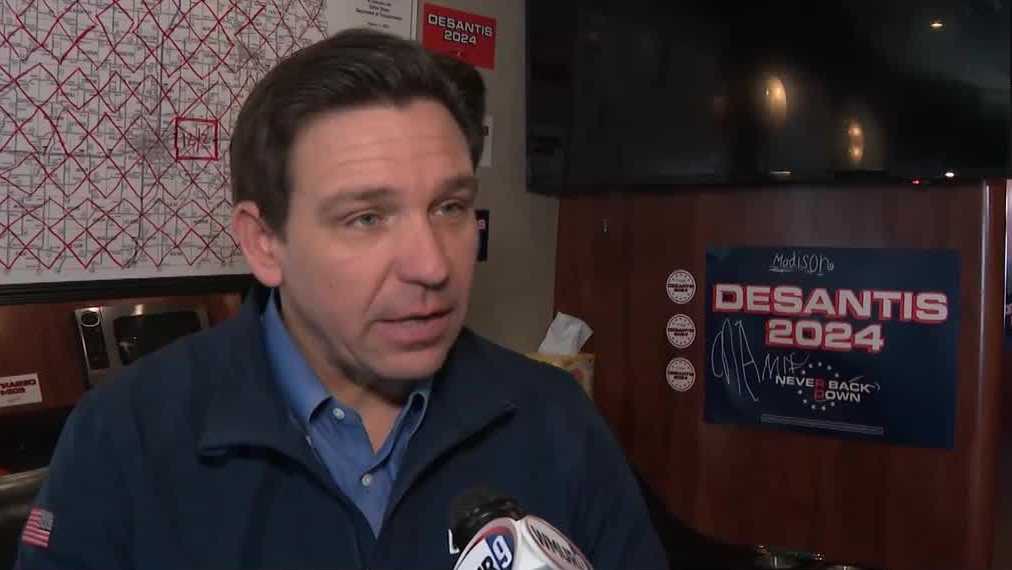 DeSantis touts record in Florida to NH voters