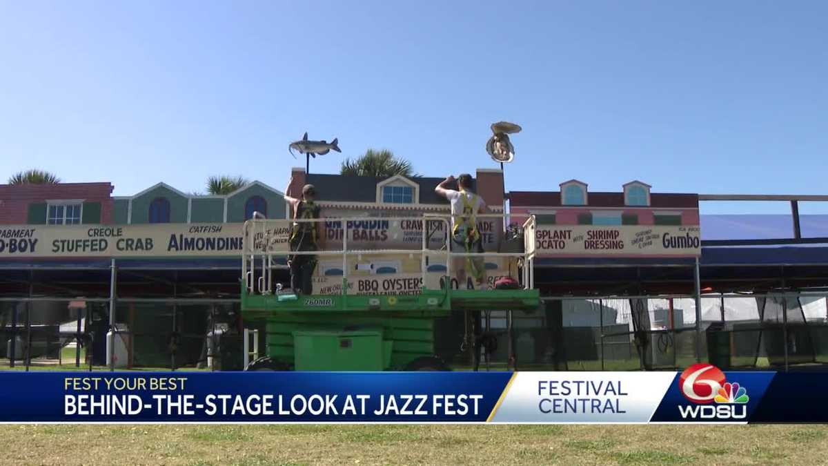 New Orleans Jazz Fest: How the stages are built