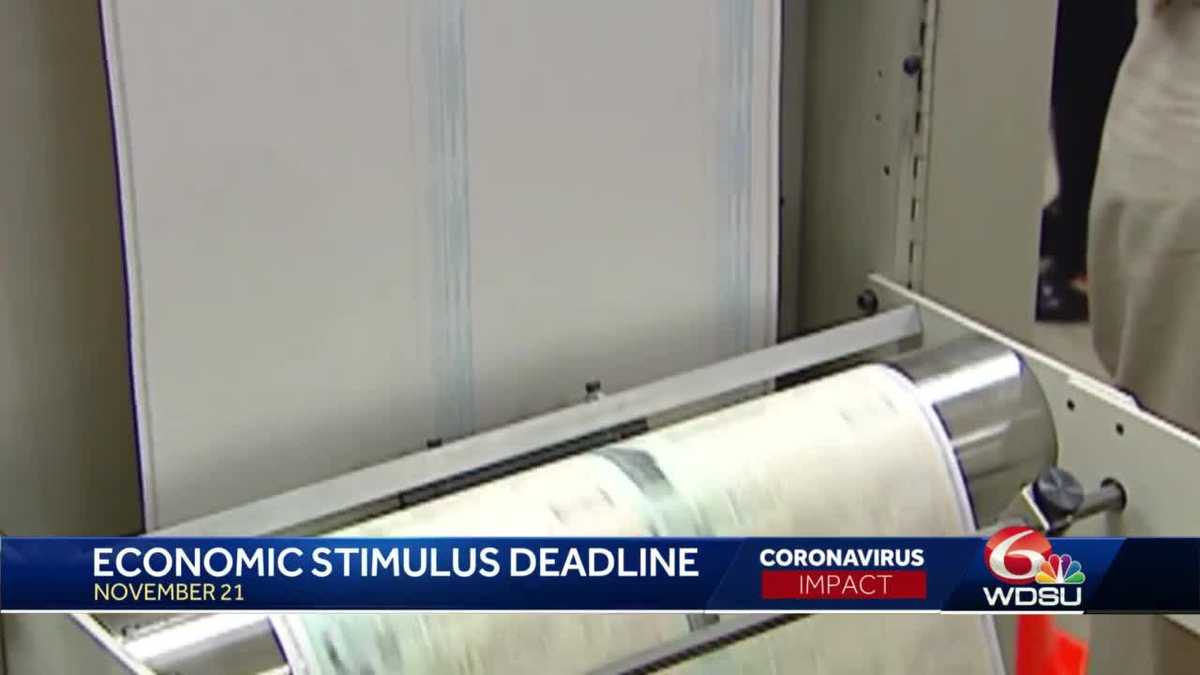 Deadline approaching to file for your first stimulus payment