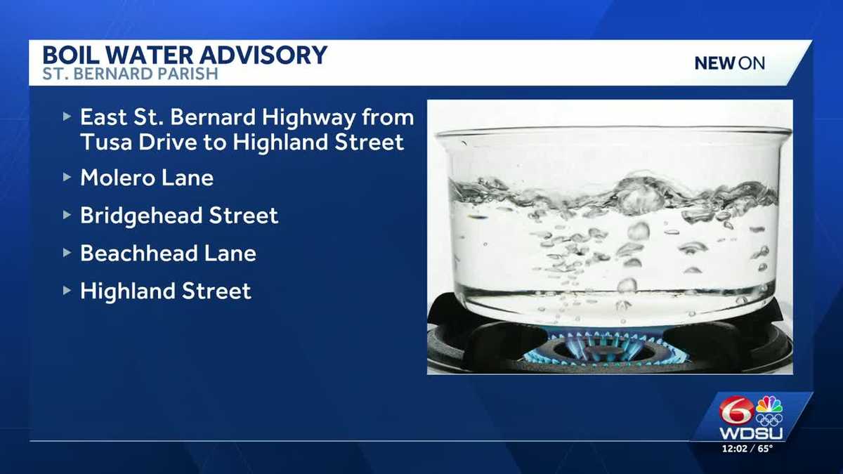 Violet boil water advisory issued Jan. 22