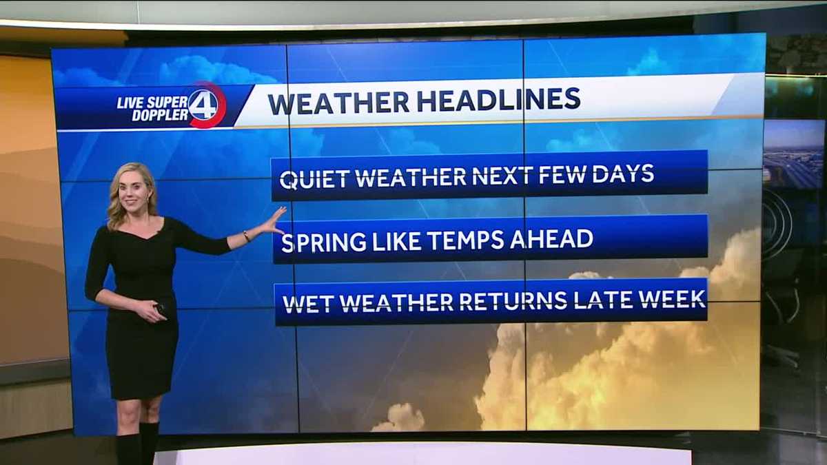 Videocast: Warmer days ahead