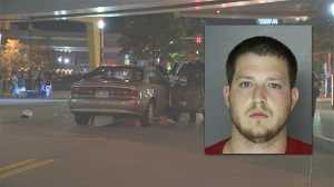 Car hits people outside PNC Park; driver with no license arrested