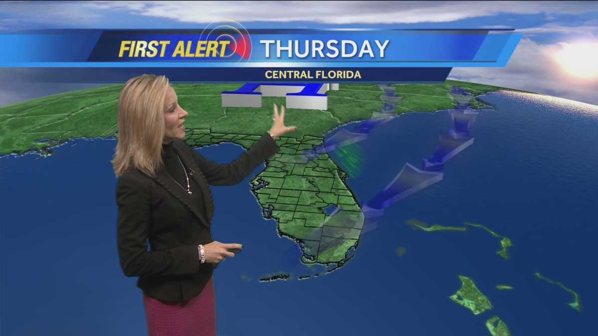 Windy, chilly in Central Florida Thursday