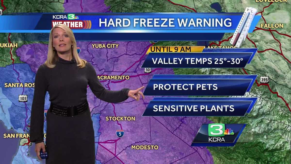 Tamara's Monday Northern California Weather Forecast 12.19.16