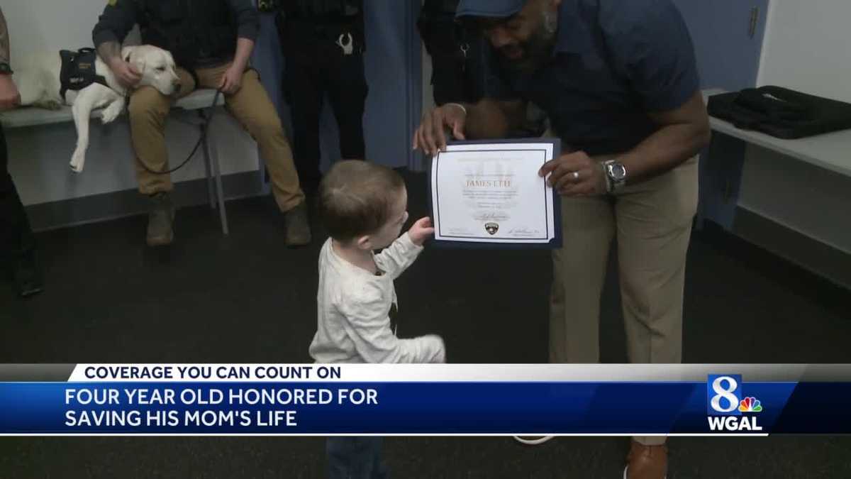 4-year-old York boy calls 911, saves mom's life