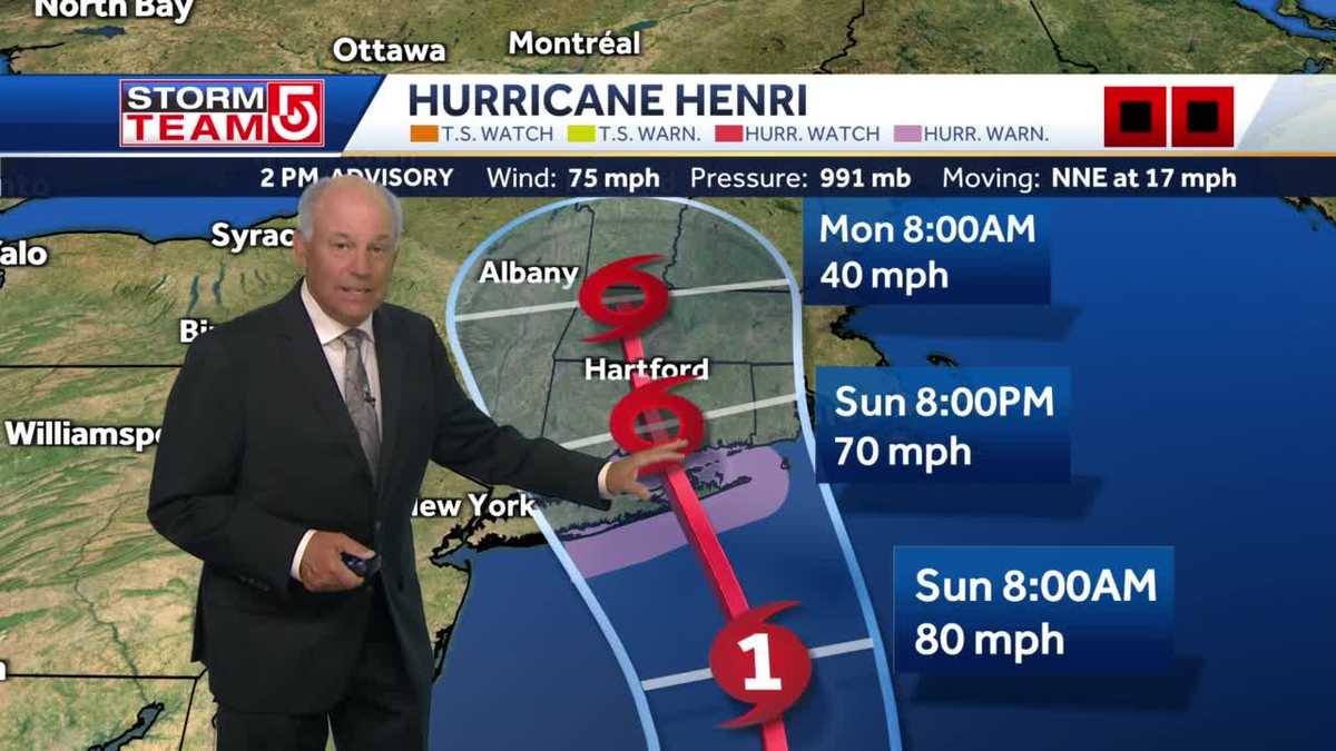 Video Hurricane Henri On Track For Sunday Landfall video-hurricane-henri-on-track-for-sunday-landfall