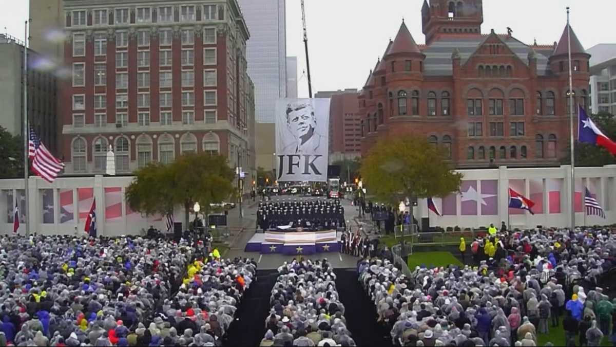 Solemn ceremony honors JFK in Dallas