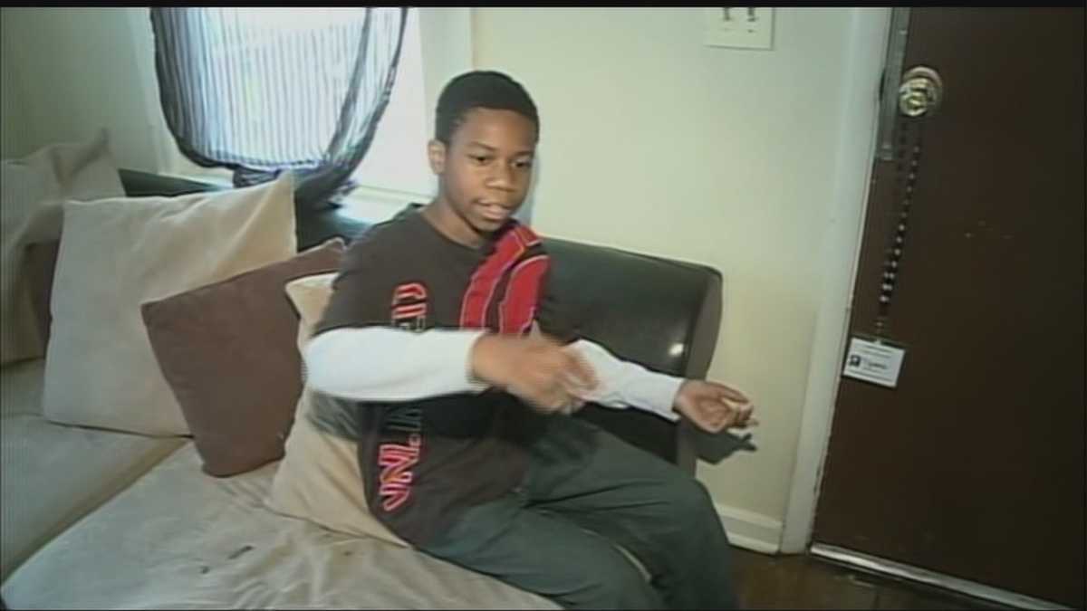 Boy surprised by intoxicated visitor