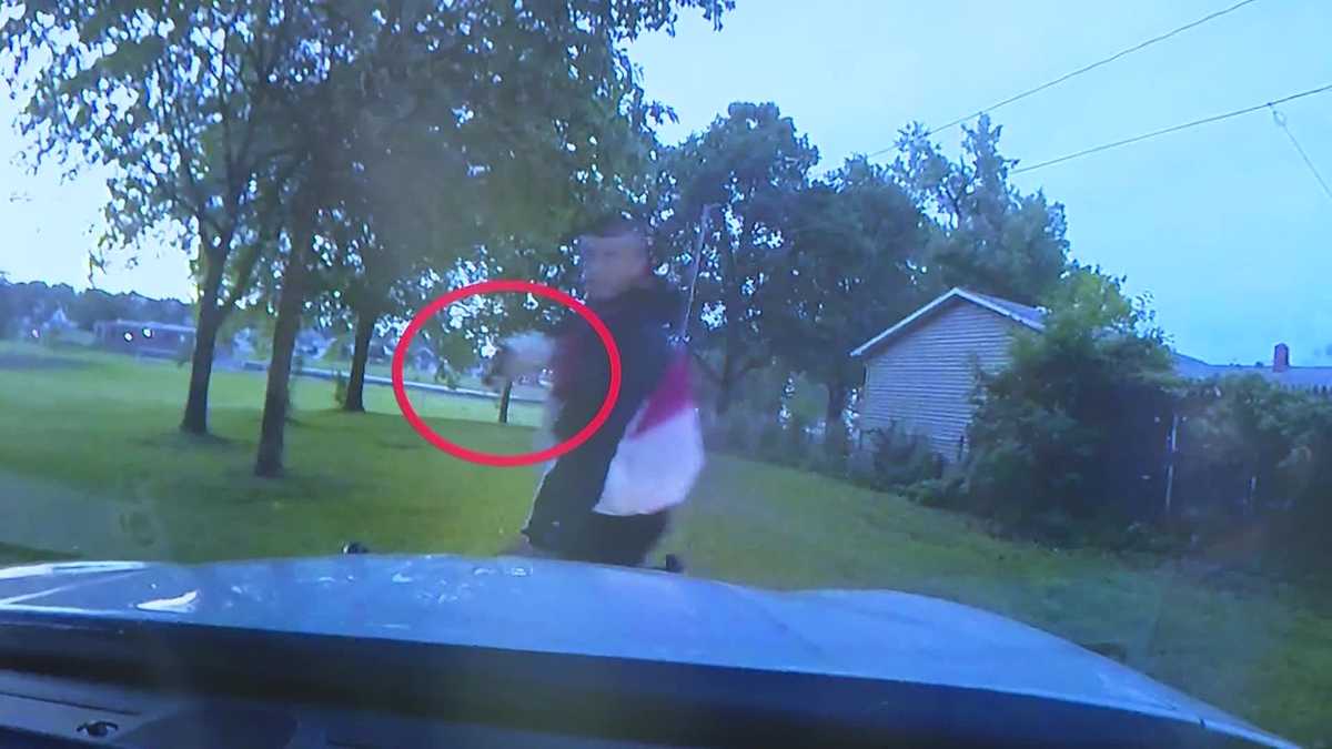 Nebraska State Patrol dash camera footage shows man shooting at officers