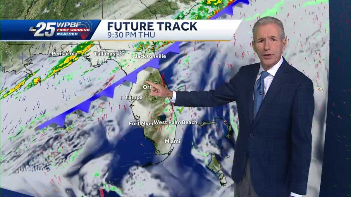 Cool front coming