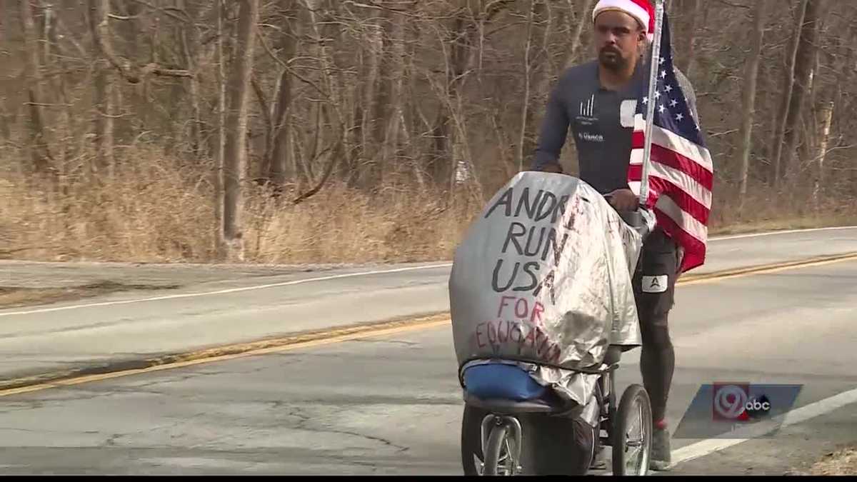 Man runs across country to raise money for refugees