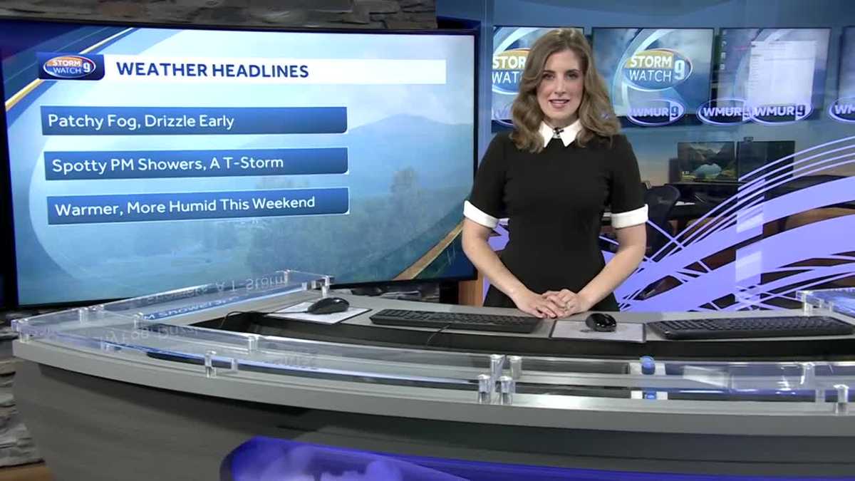 Video: Clouds and fog ahead of partly sunny day