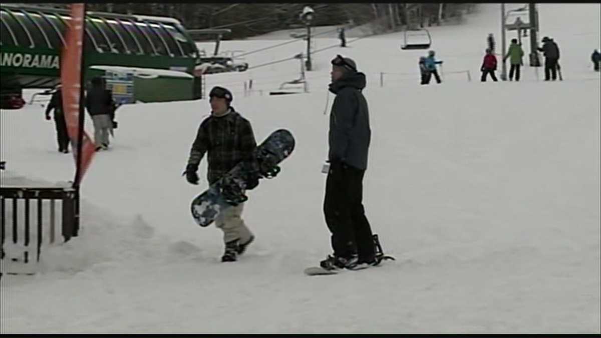 Ski slopes busy after storm