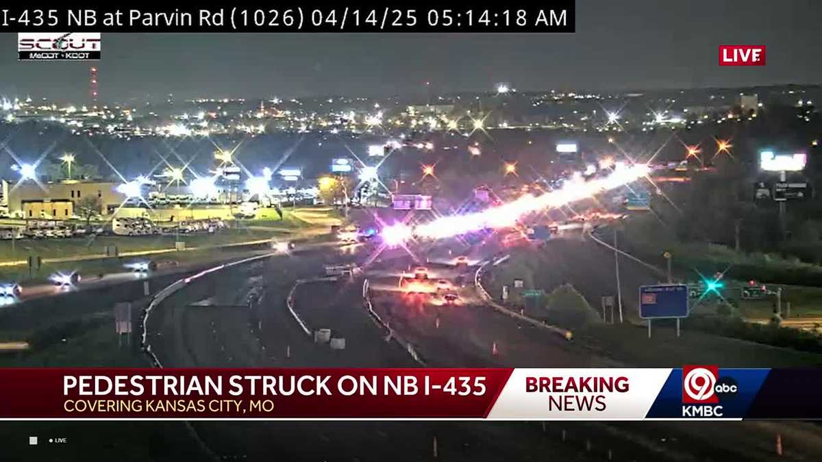 Pedestrian dead after crash that shut down I-435 overnight