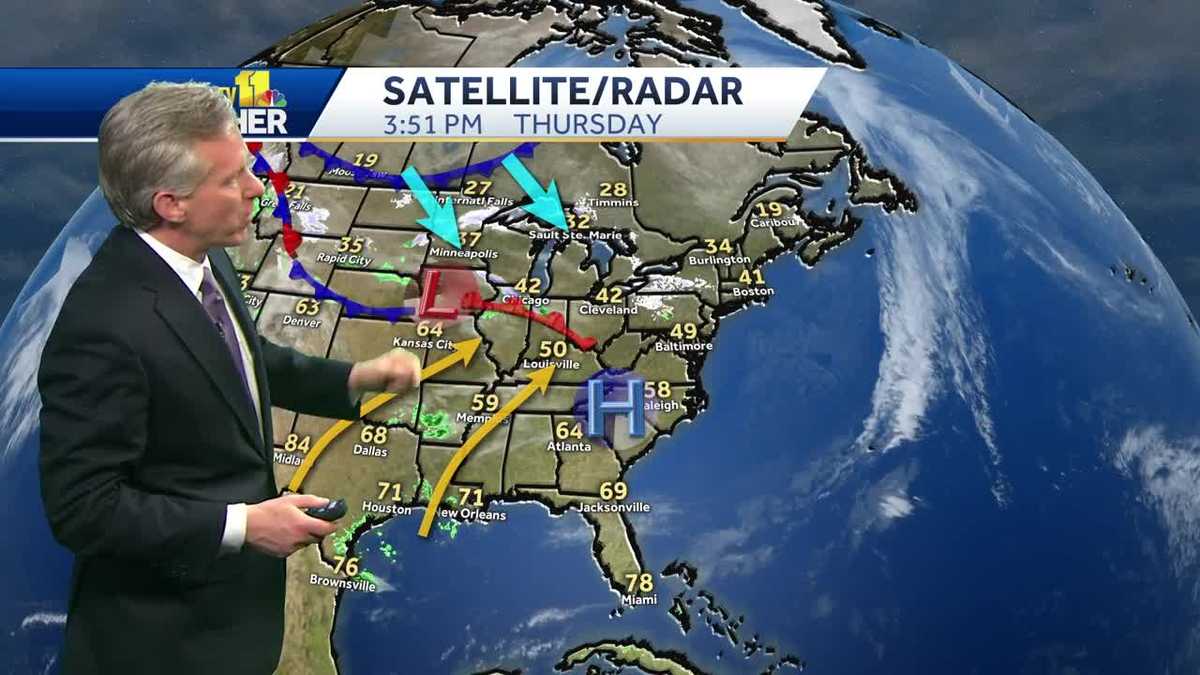 Snow flurries, rain possible early Friday