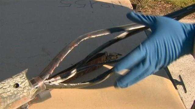 Man loses thumb when gun explodes