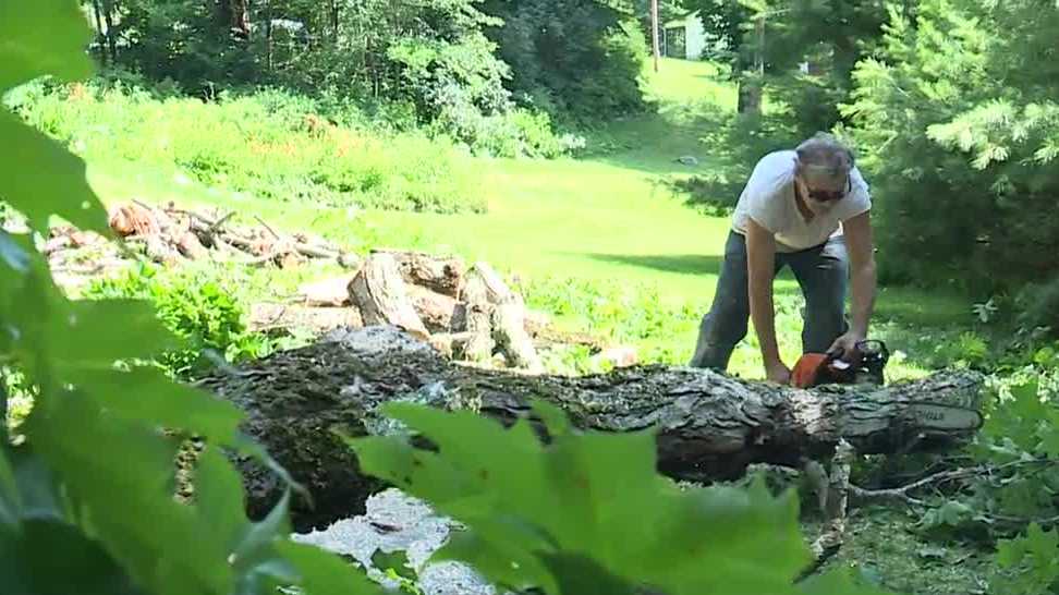 More storms mean knocked down trees, crumbled culverts in Maine town