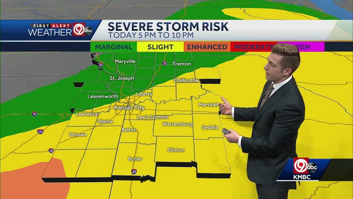 First Alert Severe Storms Possible Wednesday Night