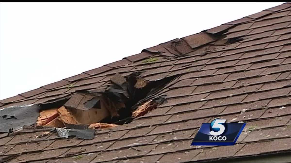 Home left with holes in roof after storm knocks over tree