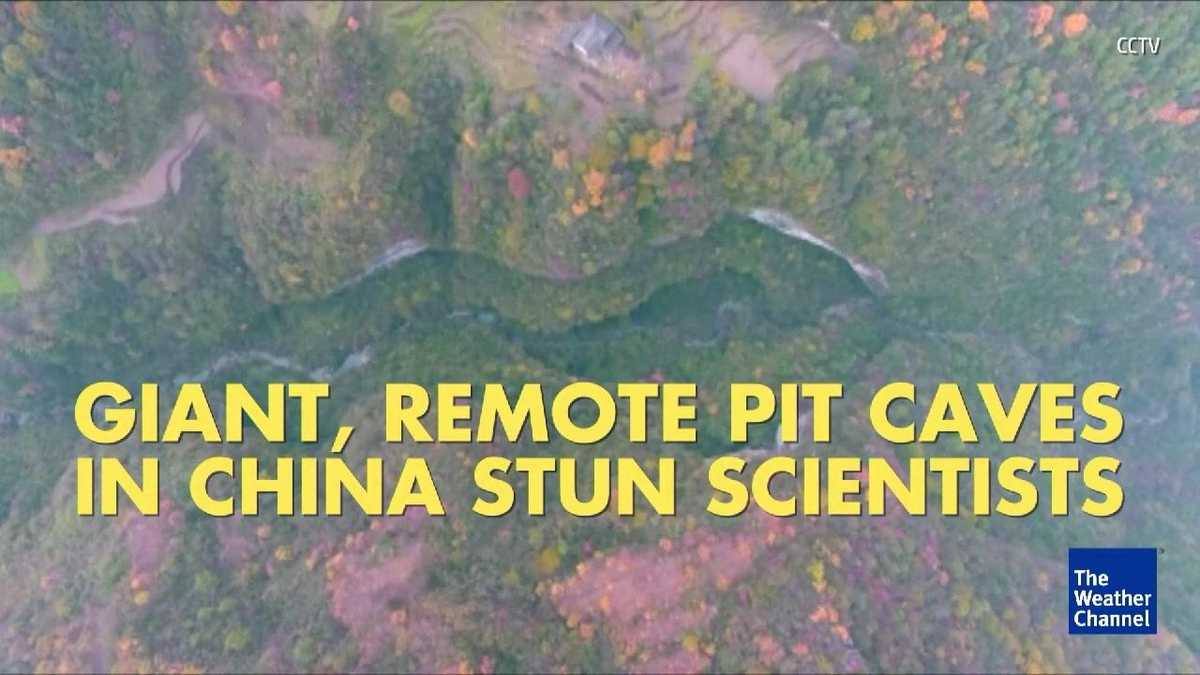Stunning Pit Caves Found in China