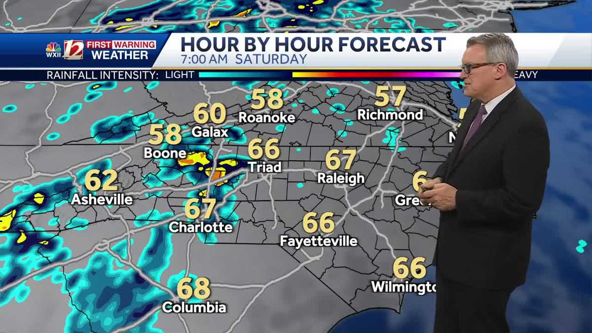 WATCH: Hot Thursday ahead of weekend storms