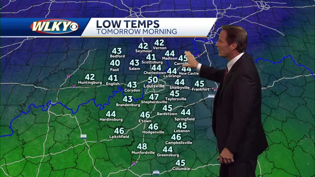 Below Normal Temps for the Weekend