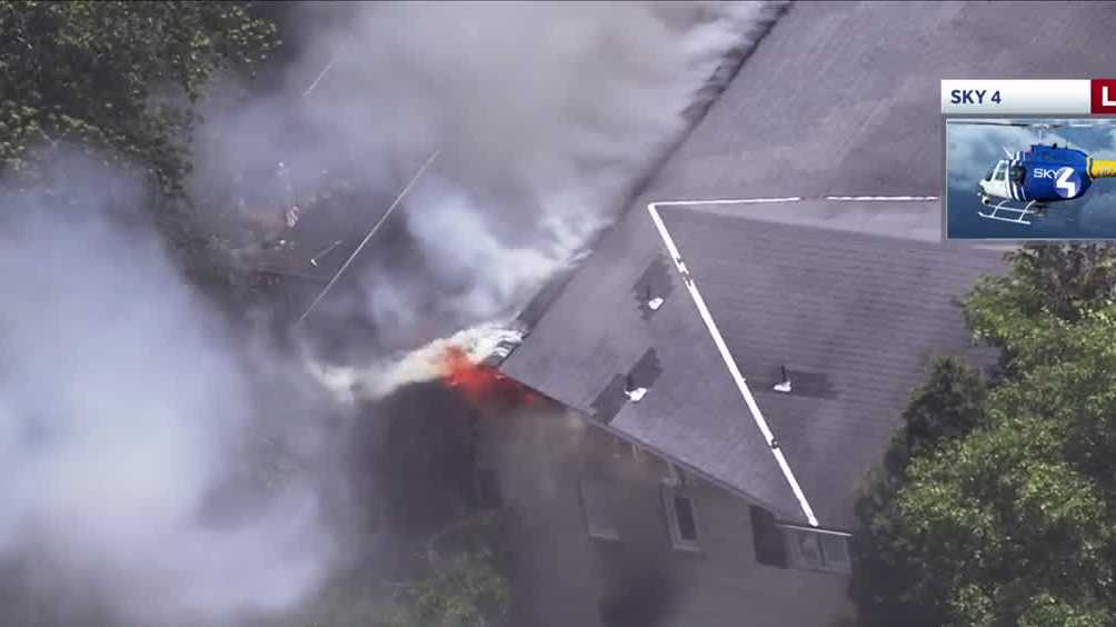 Ross Township house fire on Pinecrest Drive