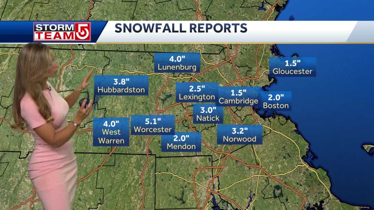 Video: Lingering flurries this morning