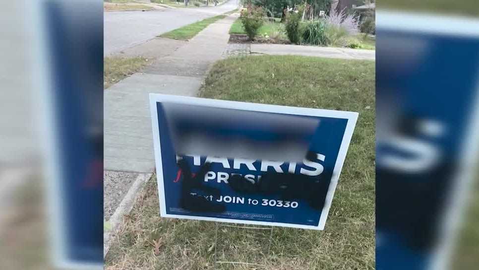 Metro residents report vandalized, stolen political yard signs Metro residents report vandalized, stolen political yard signs