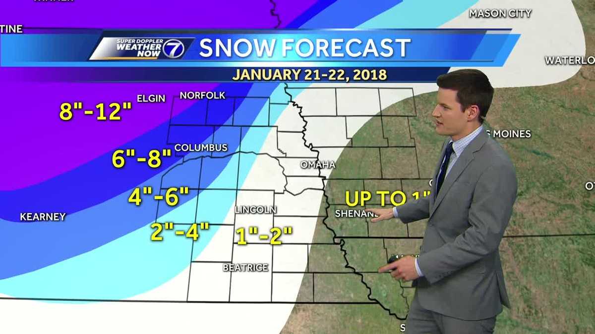 Clouds increase Saturday evening, winter weather returns Sunday into Monday