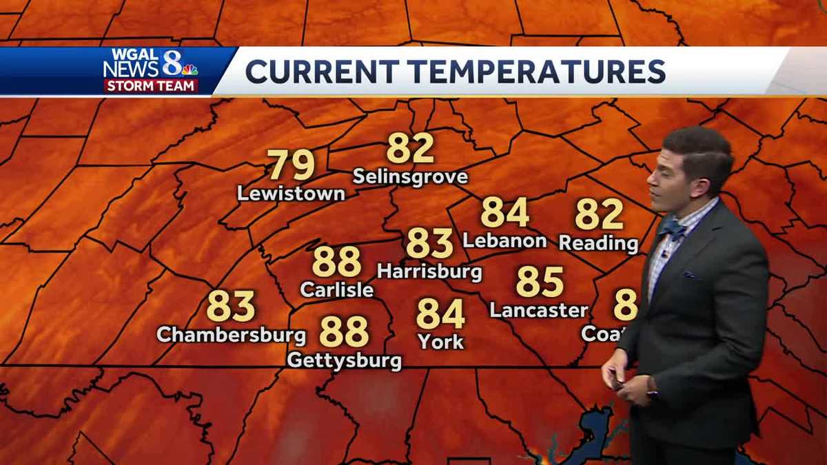 Hot & Humid Today Then More Comfortable & Cooler Tuesday