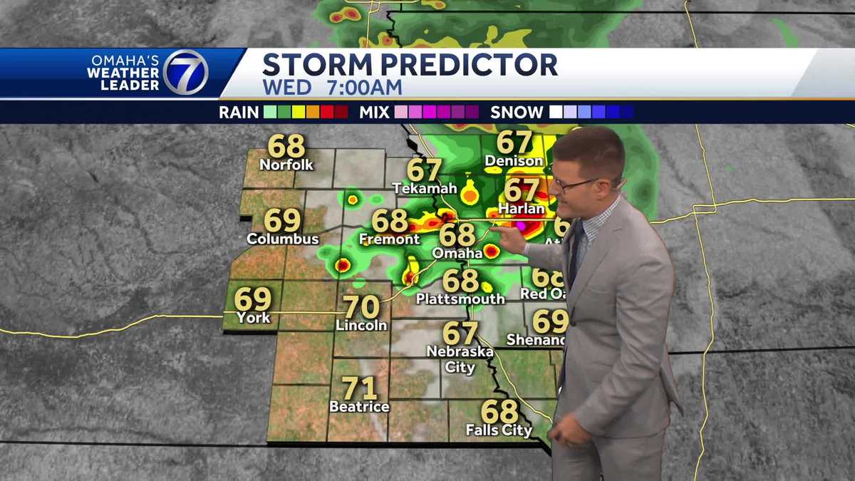 Omaha morning weather forecast for Tuesday, August 5