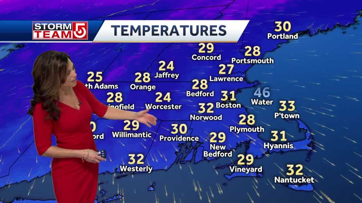 Video: Bright sun, but chilly Thursday