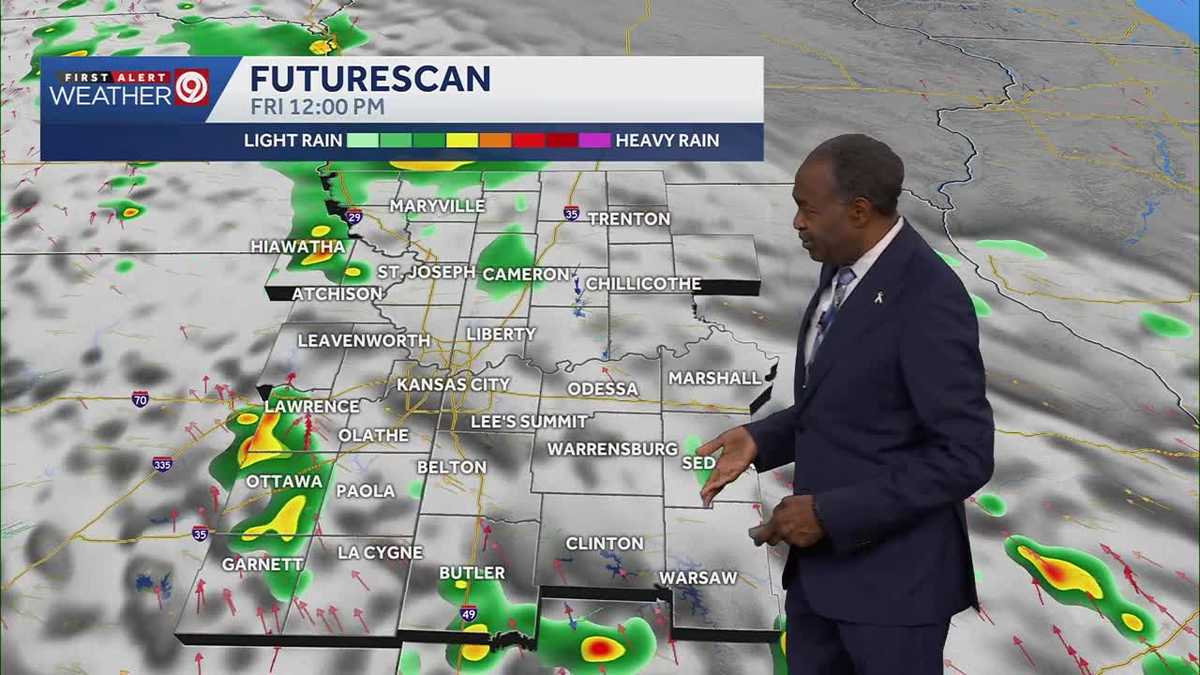Kansas City weather: Afternoon thunderstorms possible next few days