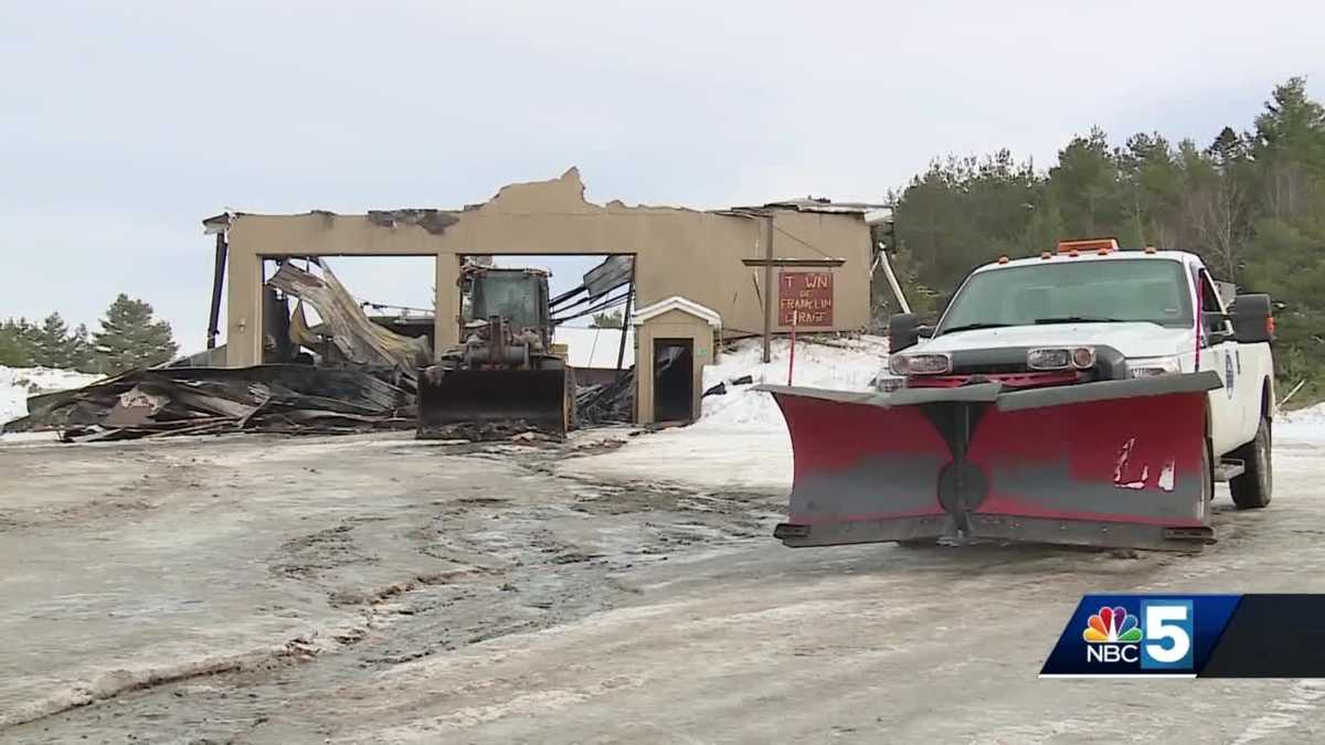 Fire rips through highway department garage