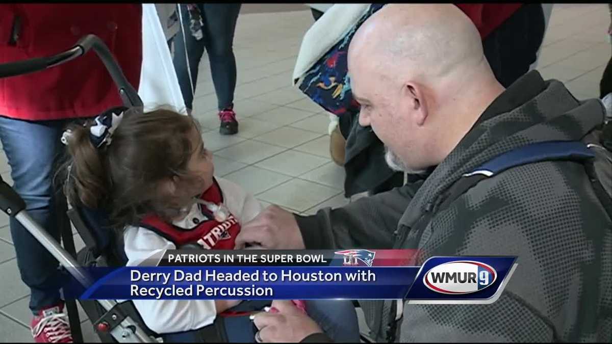 WATCH: Derry dad headed to Houston with Recycled Percussion