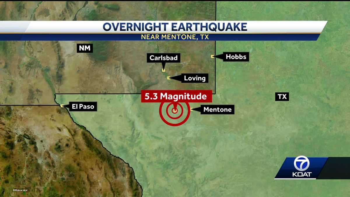 5.3 magnitude earthquake rocks parts of New Mexico & Texas