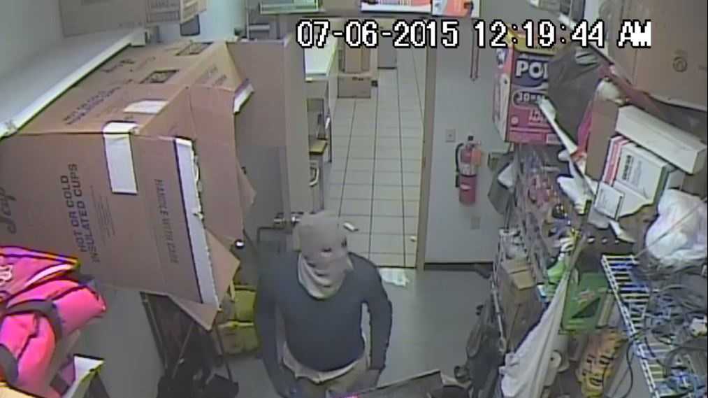 Surveillance cameras capture burglary