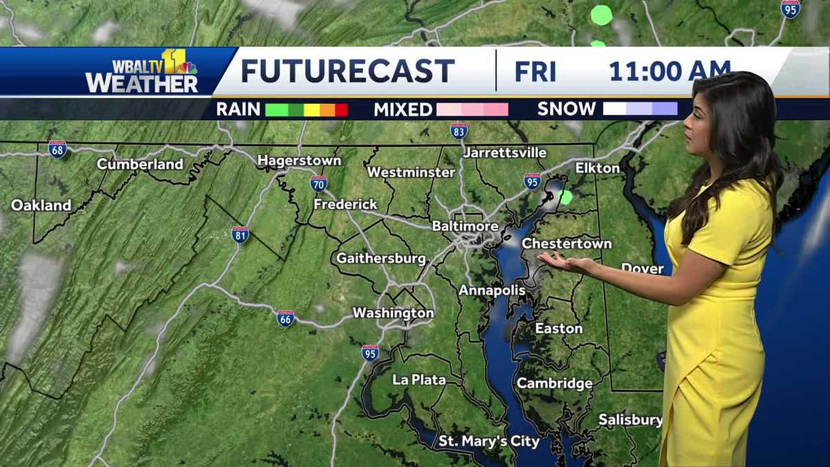 Breezy Friday with a pleasant and dry Labor Day weekend