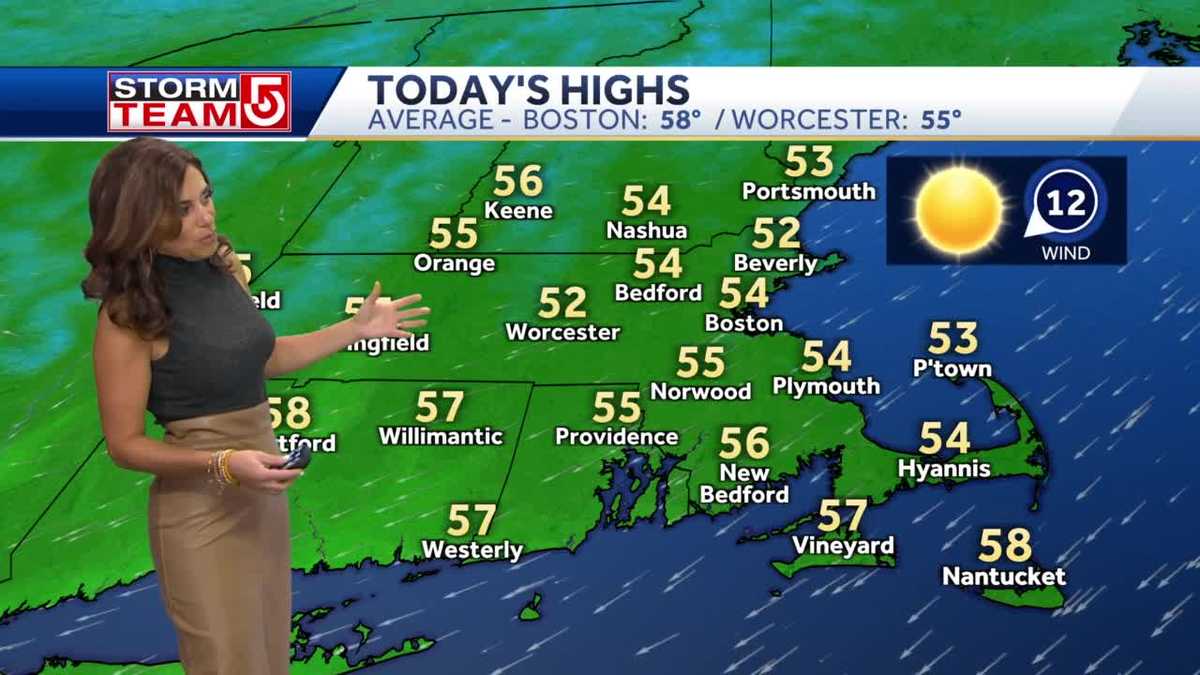 Video: Sunny weekend with high temps in 60s