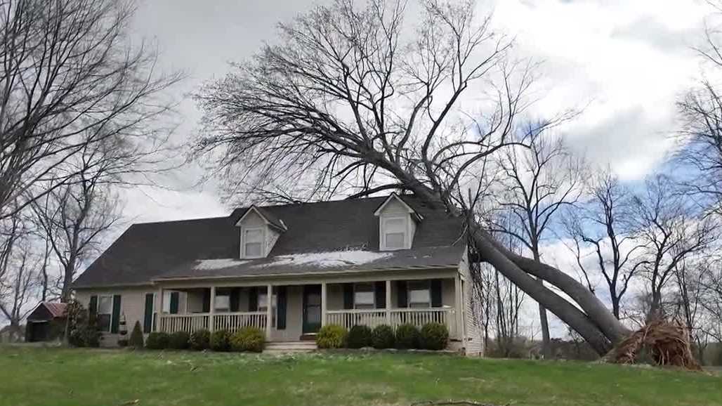 Tornado damages homes and barns in Meade County